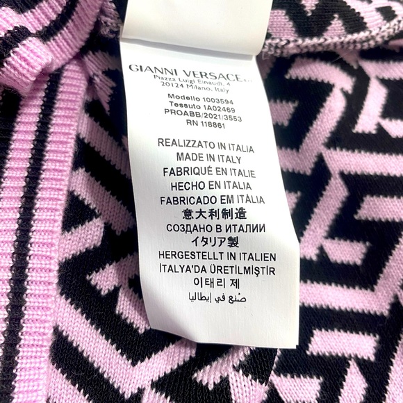 Versace | Dresses | Versace La Greca Knit Dress | Poshmark
